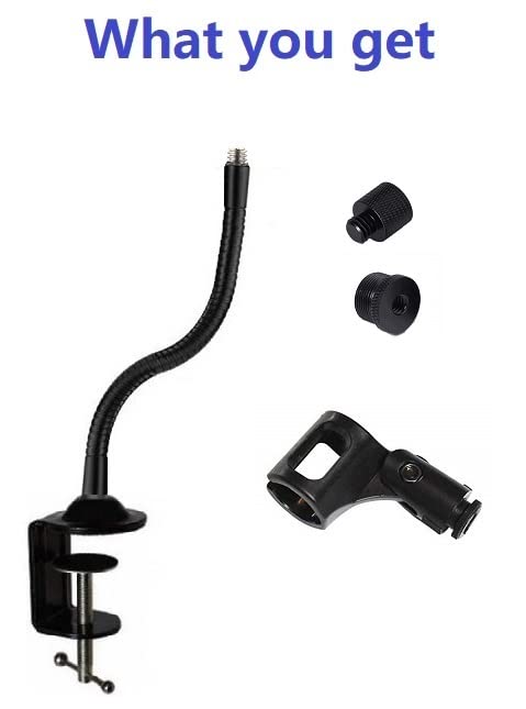 Podium Desk Mic Stand for Podcast, Meetings, Lectures,TV,Radio,Blue Yeti Snowball Microphone