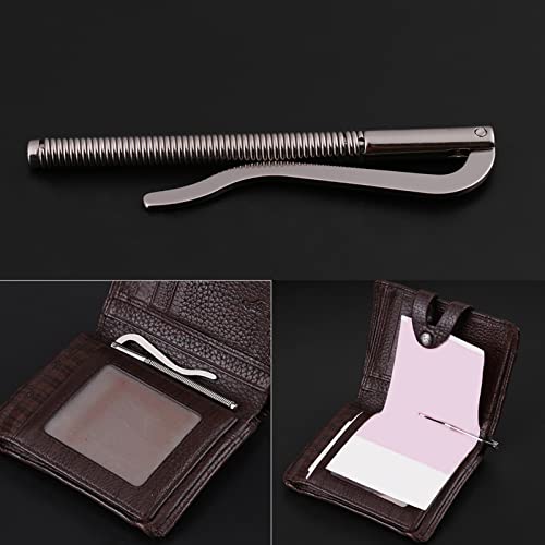 Zerodis 5PCS 8cm Spring Money Spring Clip DIY Tool Durable Money Money Organizers Clip Money Holders