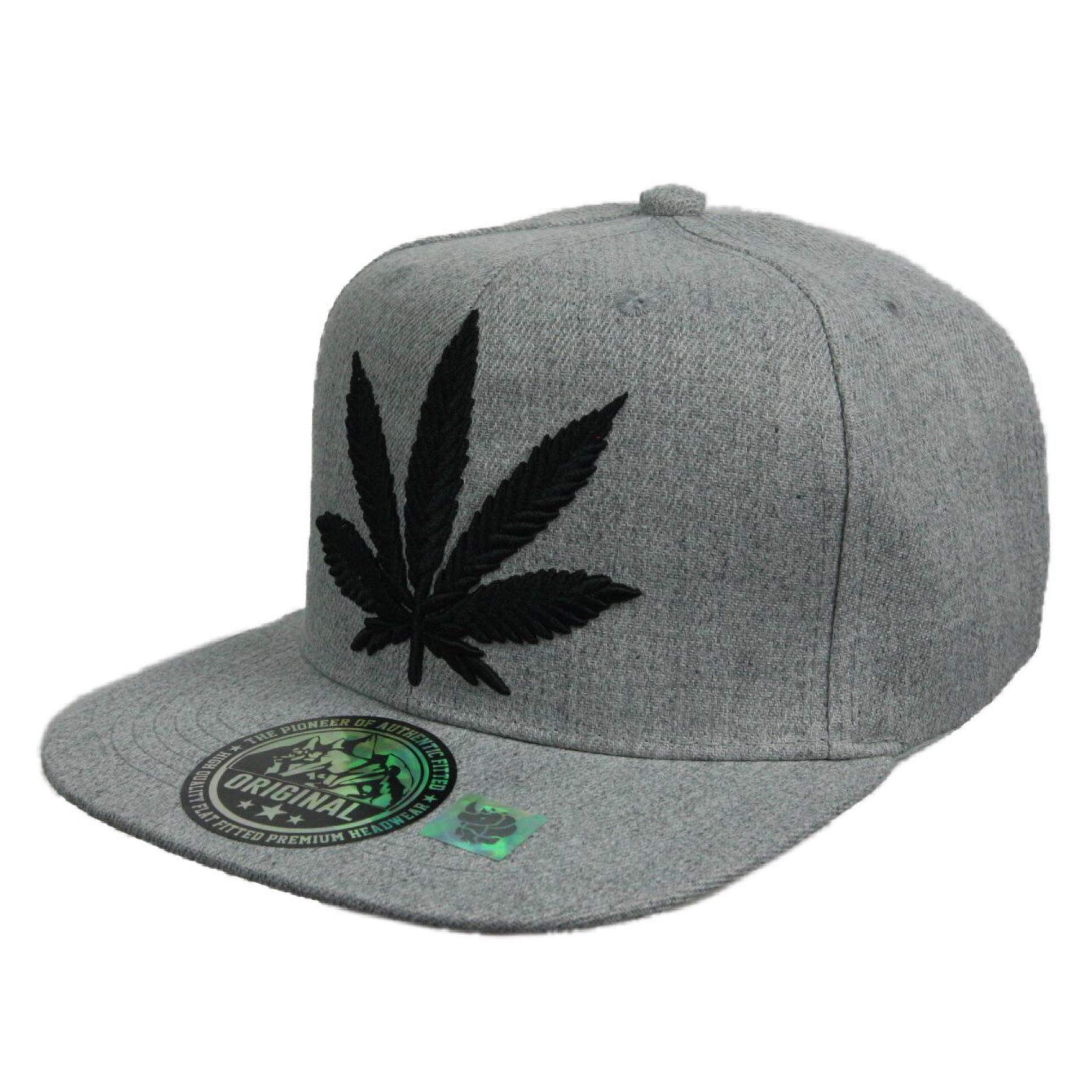PDTXCLS ANGIEHAIE 90210 Wholesale Weed Baseball Cap Marijuana Canabis Pot Fashion Hip Hop Caps Snapback Party Hat (Heather Gray)