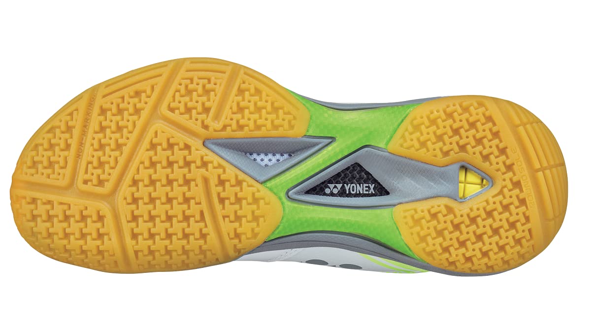 YONEX Power Cushion 65 Z3 Women's Indoor Court Shoe (White/Lime) (7)