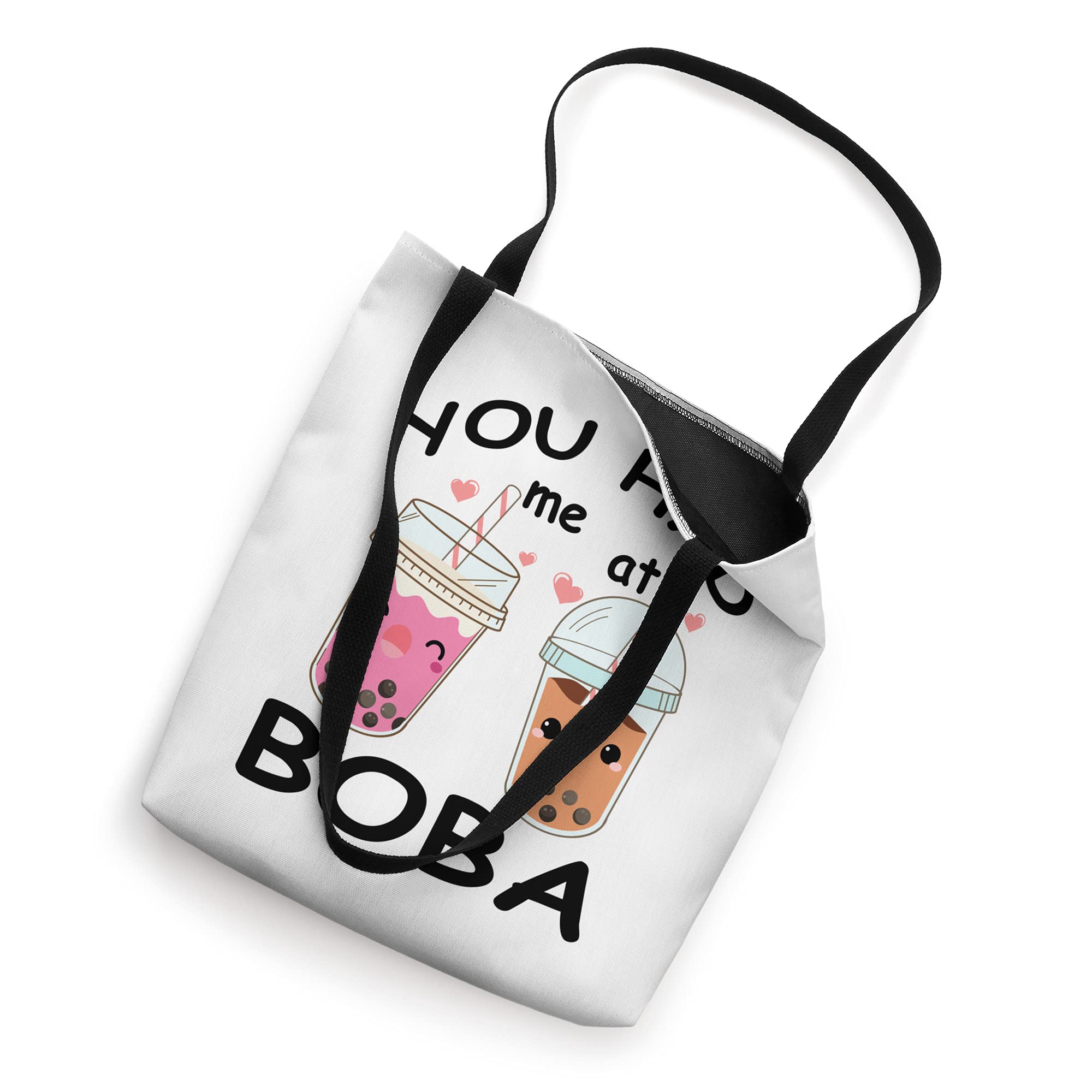 You Had Me At Boba Cute Kawaii Bubble Tea Tote Bag