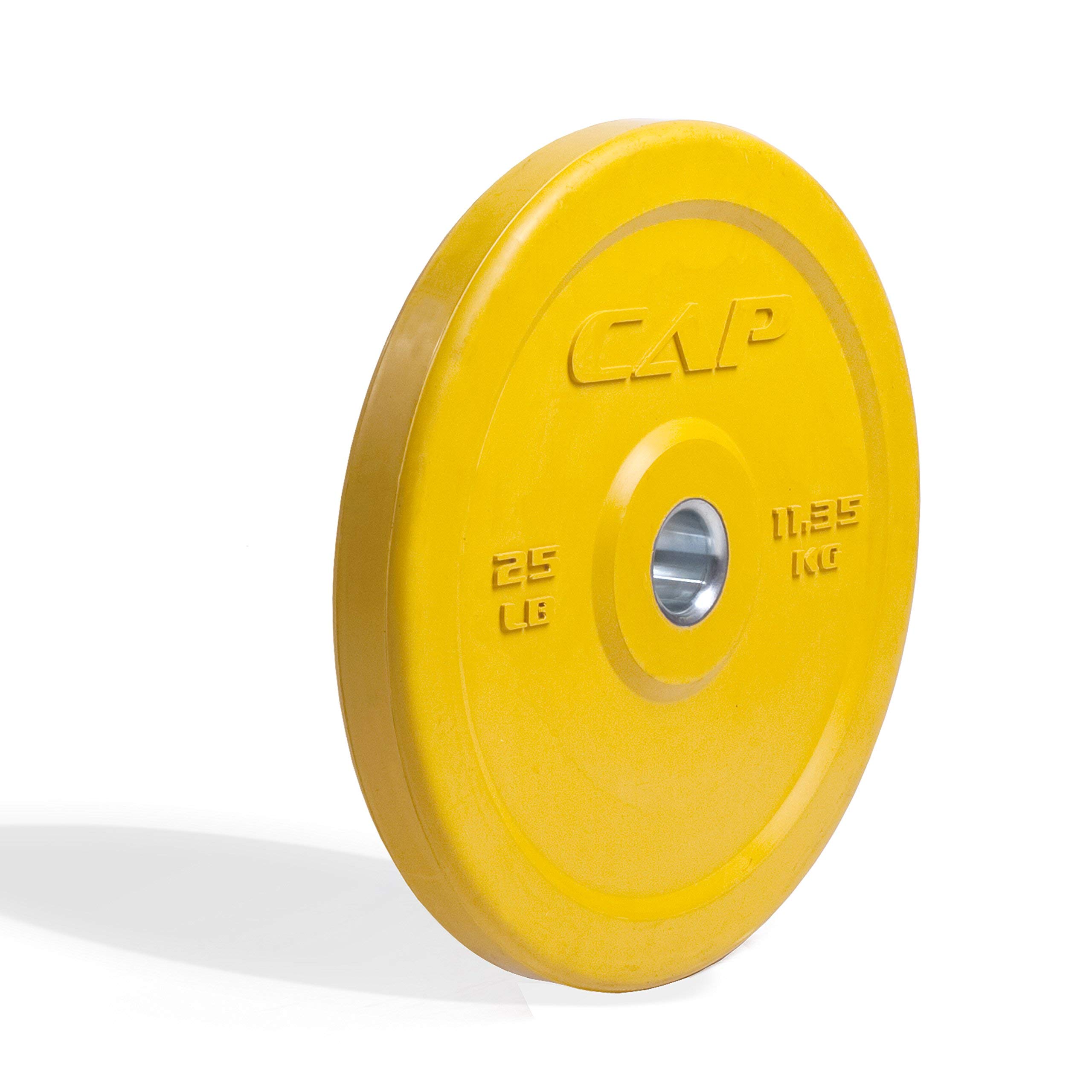 WF Athletic Supply 2 inch Olympic Size Color Premium Bumper Plate with Steel Insert, Great for Strength Training, Weightlifting & Crossfit Competition, Size Options Available