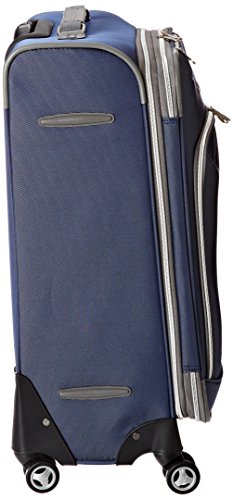 Olympia U.S.A. Tuscany 25 Inch Expandable Vertical Rolling Luggage Case, Denim Blue, One Size