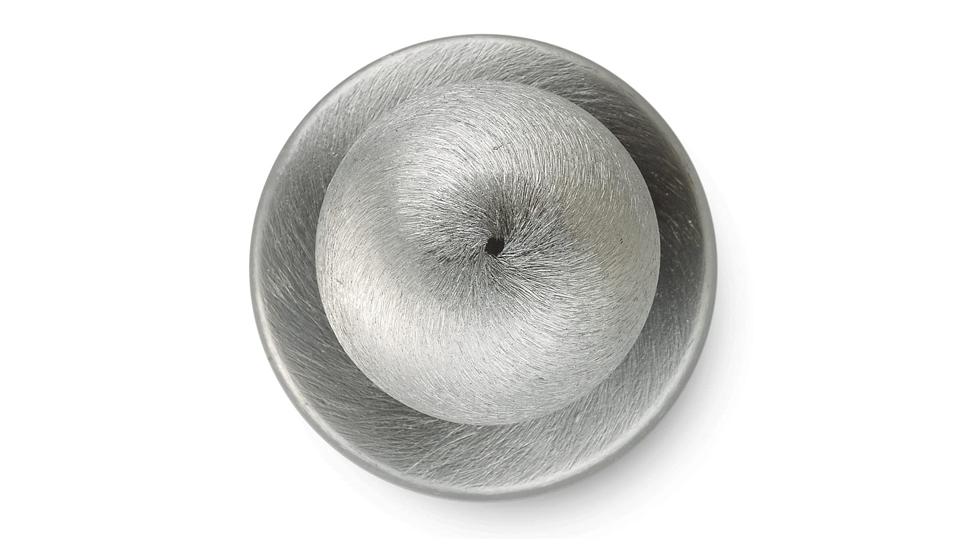 Richelieu Hardware BP3922175 Evanston Collection 1 1/4-inch (32 mm) Brushed Chrome Functional Round Closet Door Knob for Kitchen, Bathroom, and Furniture