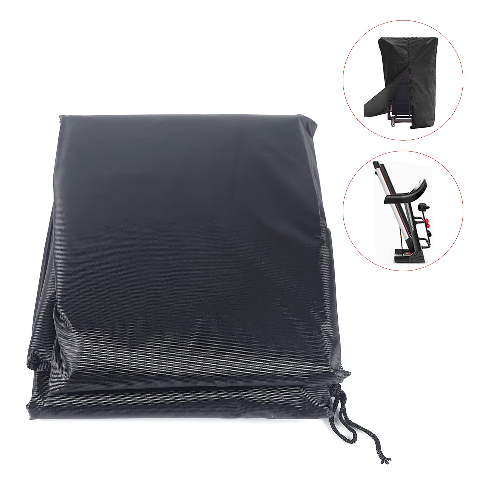 YIYIBYUS Folding Treadmill Protector Cover, Waterproof Outdoor -Oxford Cloth Cover for for Elliptical Machine and Exercise Bikes Running Machine,Home or Outside,37.4× 29.5× 62.99 in