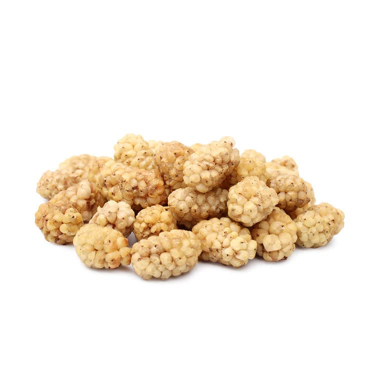 White Mulberries Dried Organic Bulk 2 Lbs Bag– 100% USDA Organic Certified – Sun Dried, Raw, Non GMO & Gluten Free – Product of Turkey