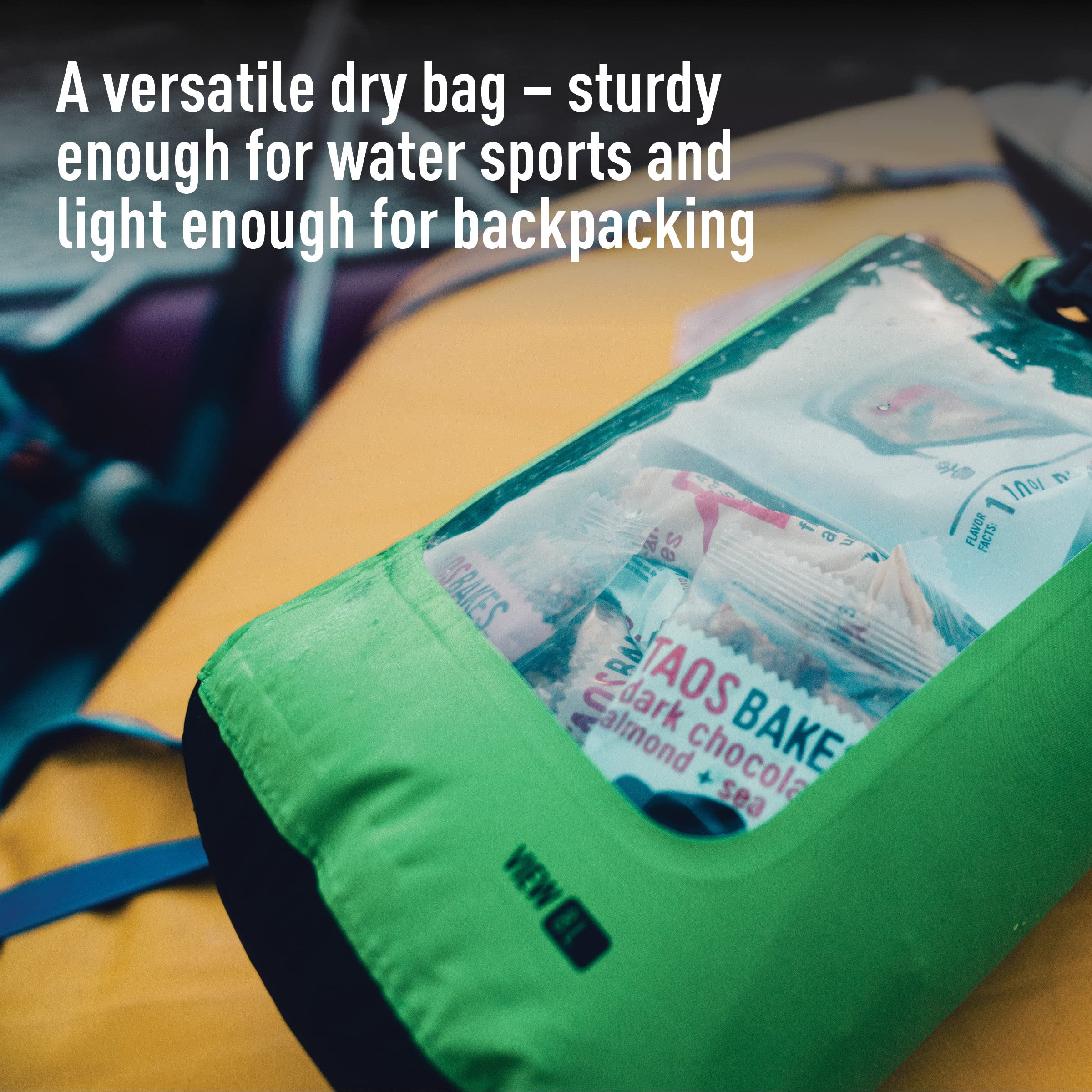 Sea to Summit View Dry Sack, See-Thru Dry Bag, 20 Liter, Apple Green