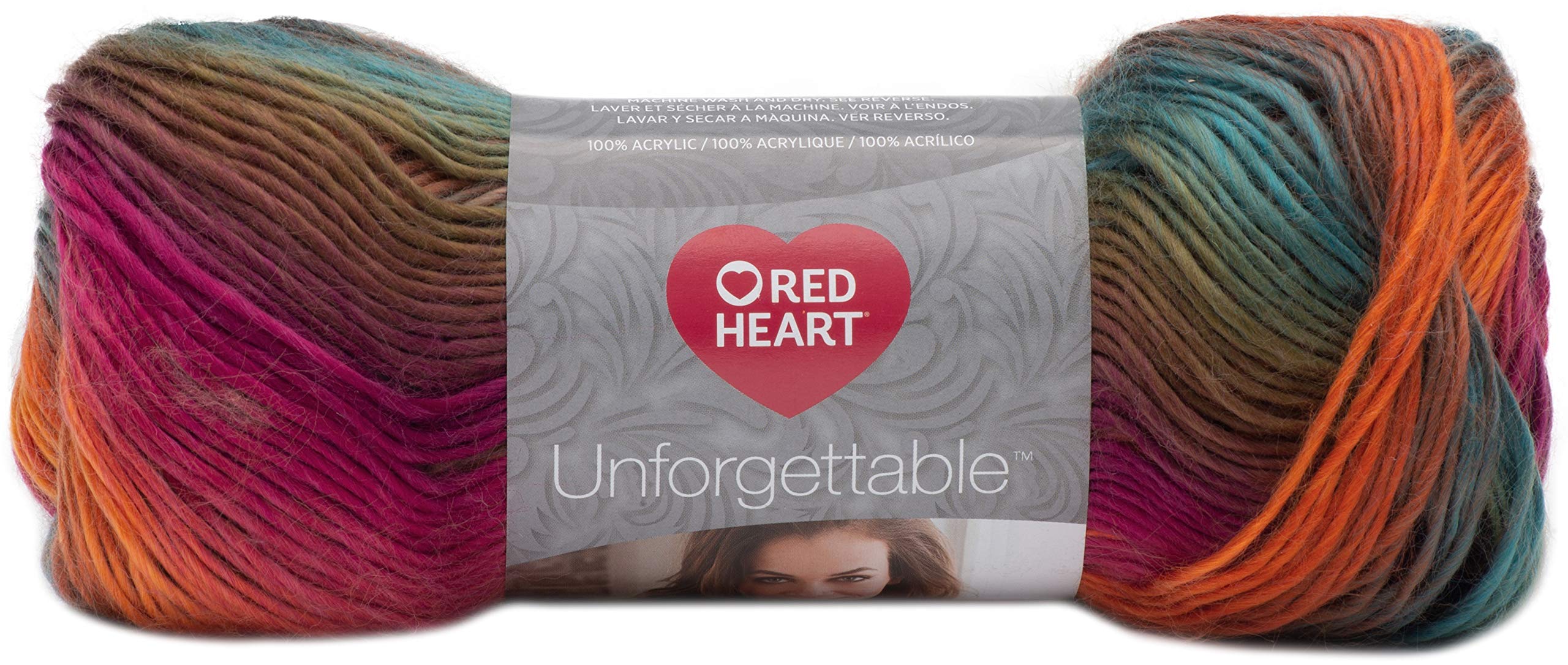 Red Heart Boutique Unforgettable Yarn-Sunrise