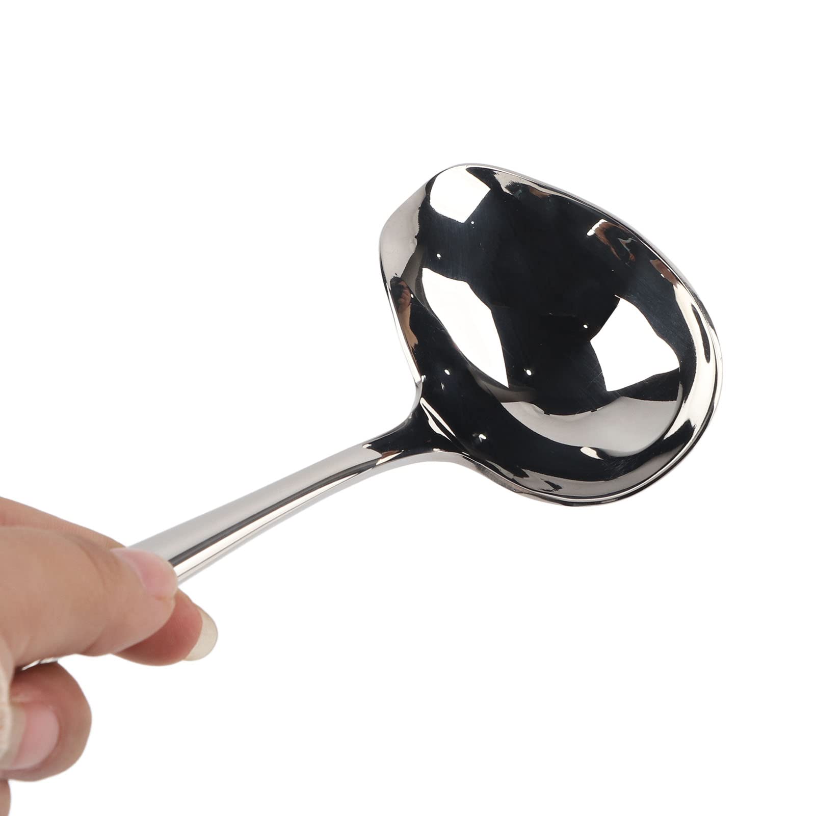 Sauce Ladle, Stainless Steel Sauce Drizzle Spoon with Spout Sugar Spoon Cooking Utensil Tool