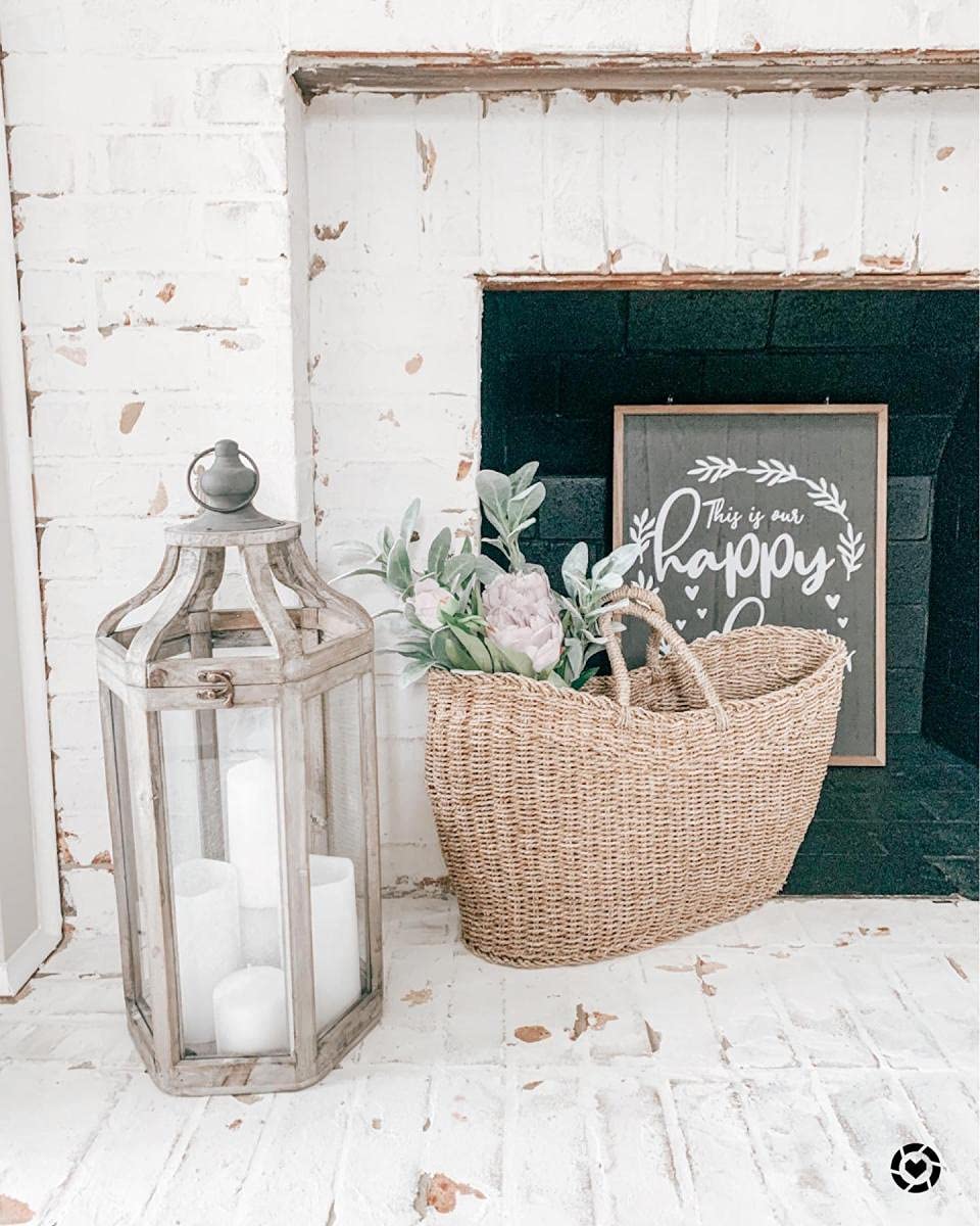 Threshold Collection 16' x 6' x 13' Tapered Oval Seagrass Braided Basket Natural - Threshold Designed with Studio McGee