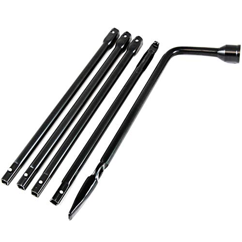 Red Hound Auto 1998-2015 Compatible with Ford Ranger 1995-2001 Explorer Lug Wrench Extensions Tire Tool Replacement Kit for Spare Jack