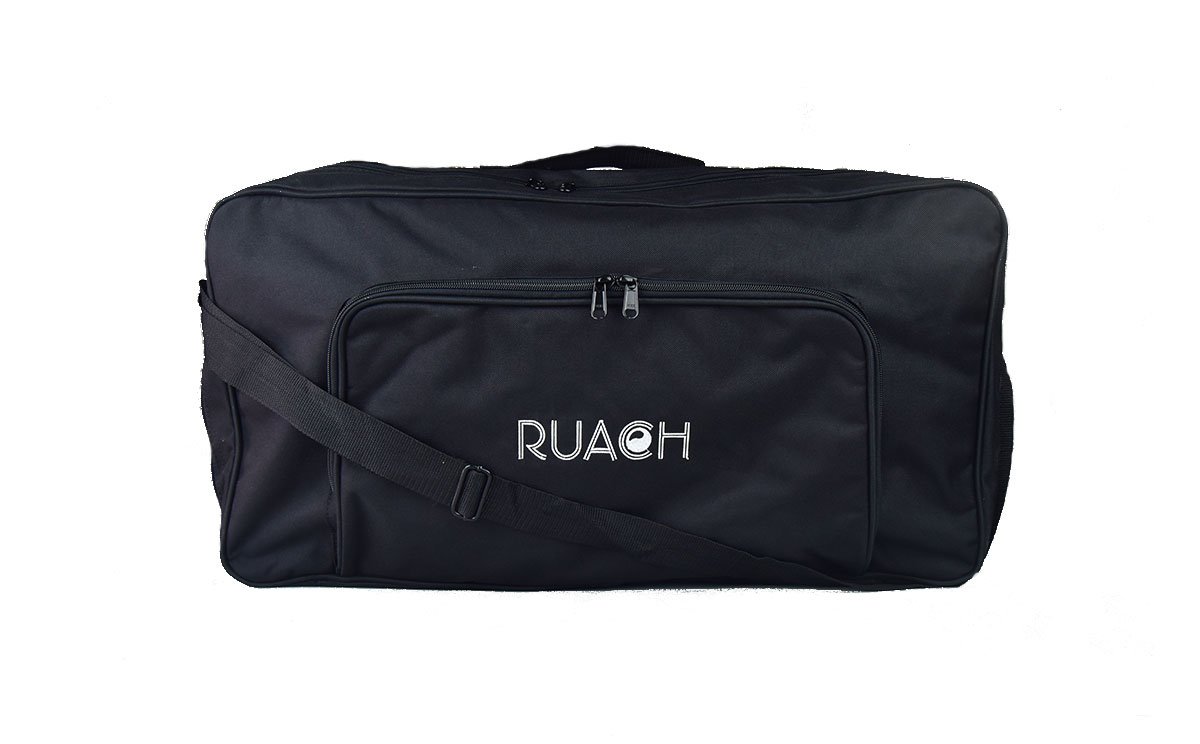 Ruach Kashmir Hardwood Pedalboard and Carry Case for Guitar Effects Pedals (Size 2.5)
