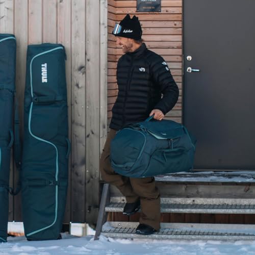 Thule RoundTrip 80L Duffel - Storage compartments to organize and protect gear - Boot bag for ski and snowboard travel - Soft pocket for goggles and helmet - Dry bag included
