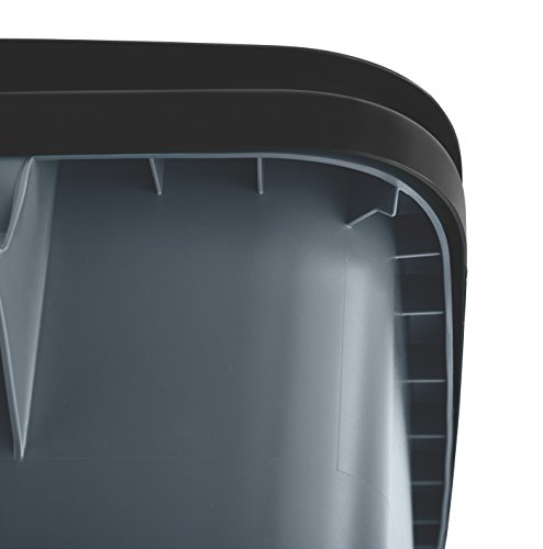 Rubbermaid Commercial Products-1971962 BRUTE Rollout Step On Trash/Garbage Can with Casters - 50 Gallon - Gray