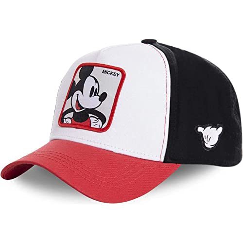 WYZQ Cartoon Dad Hat Cowboy Hat Trucker Hat Retro Men's Women's Baseball Cap for Outdoor Sports Hat (Red)