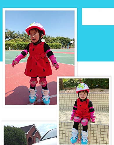 Sumeber Roller Skates Kids Adjustable Roller Skates with Flashing Light up Wheels Beginner Roller Skates for Girls Boys Birthday Gift