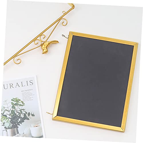 STOBOK Wedding Decor Black Chalkboard Black Decor Small Chalkboard Sidewalk Blackboard Message Board Sign Store Blackboard Table Blackboard Coffee Shop Blackboard The Sign Decorate Bamboo