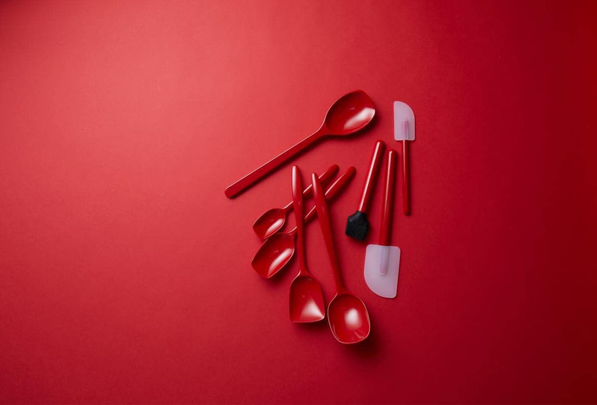 Rosti Small Spoon - Melamine - Set of 2 - Red