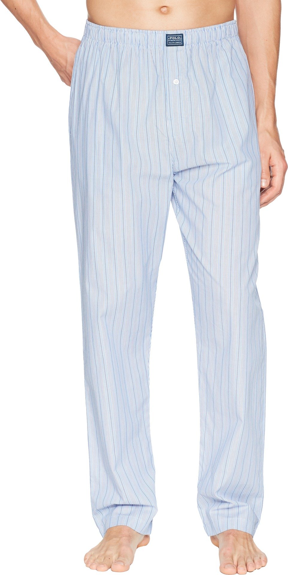 POLO RALPH LAUREN Men's Supreme Comfort Knit PJ Pants (Cruise Navy/Red Pony Player, Small)