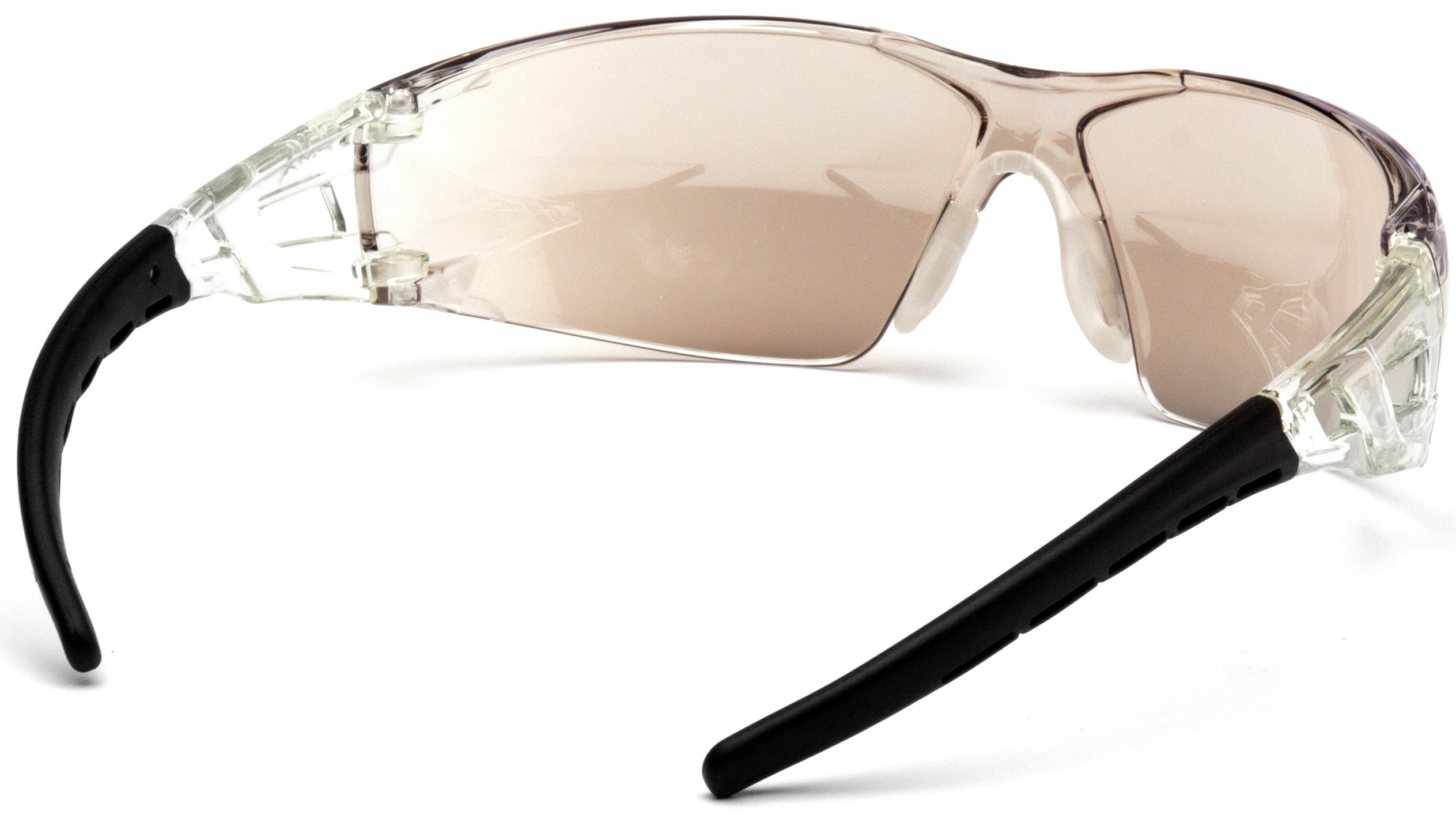Pyramex Fyxate Safety Glasses, Indoor/Outdoor Mirror Lens
