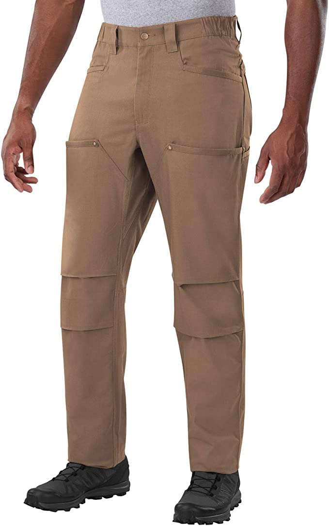 Vertx Travail 2.0 Men's Tactical Work Pants Utility with Pockets Lightweight Canvas, Tobacco, 34X30