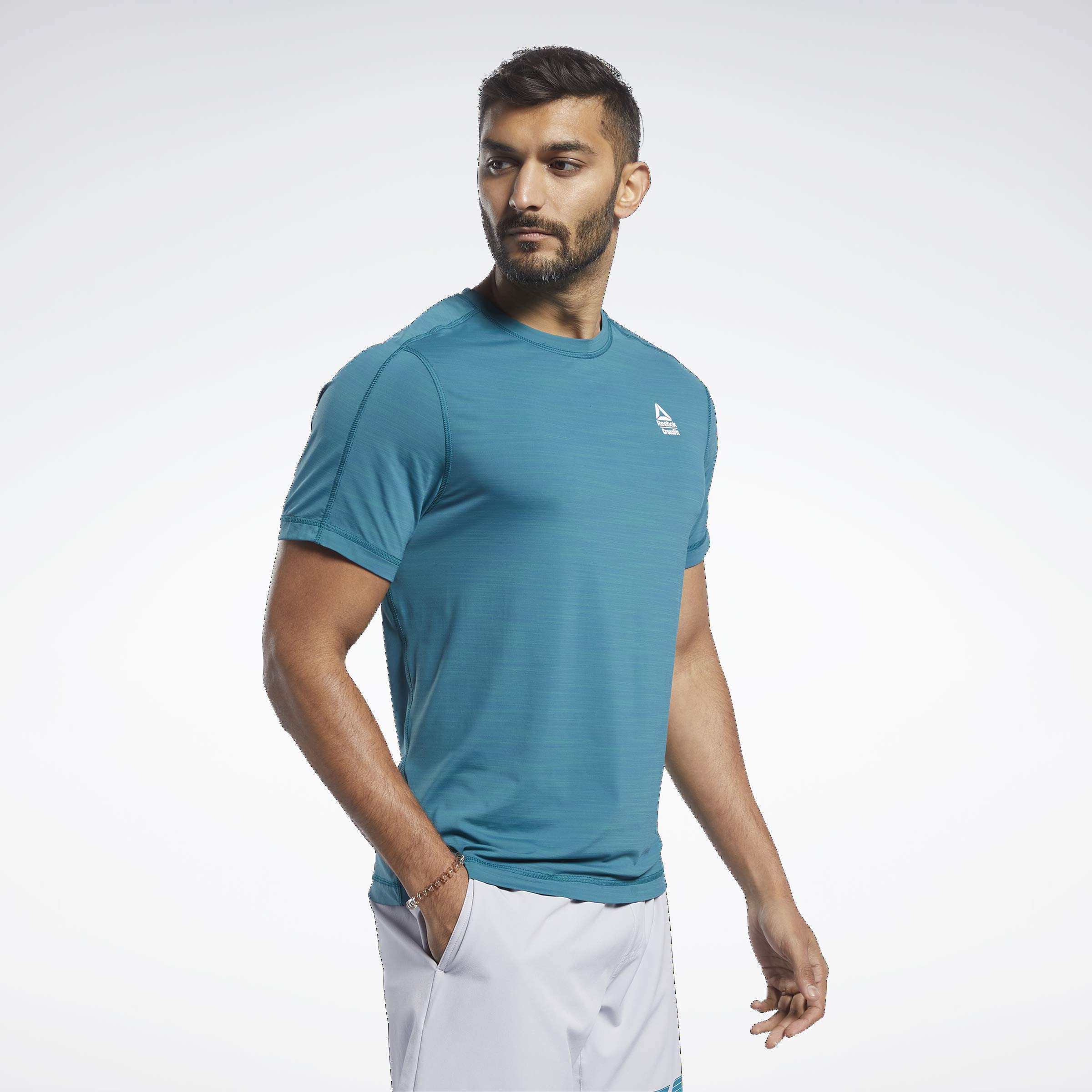 Reebok Crossfit Activchill Tee, Heritage Teal, X-Large