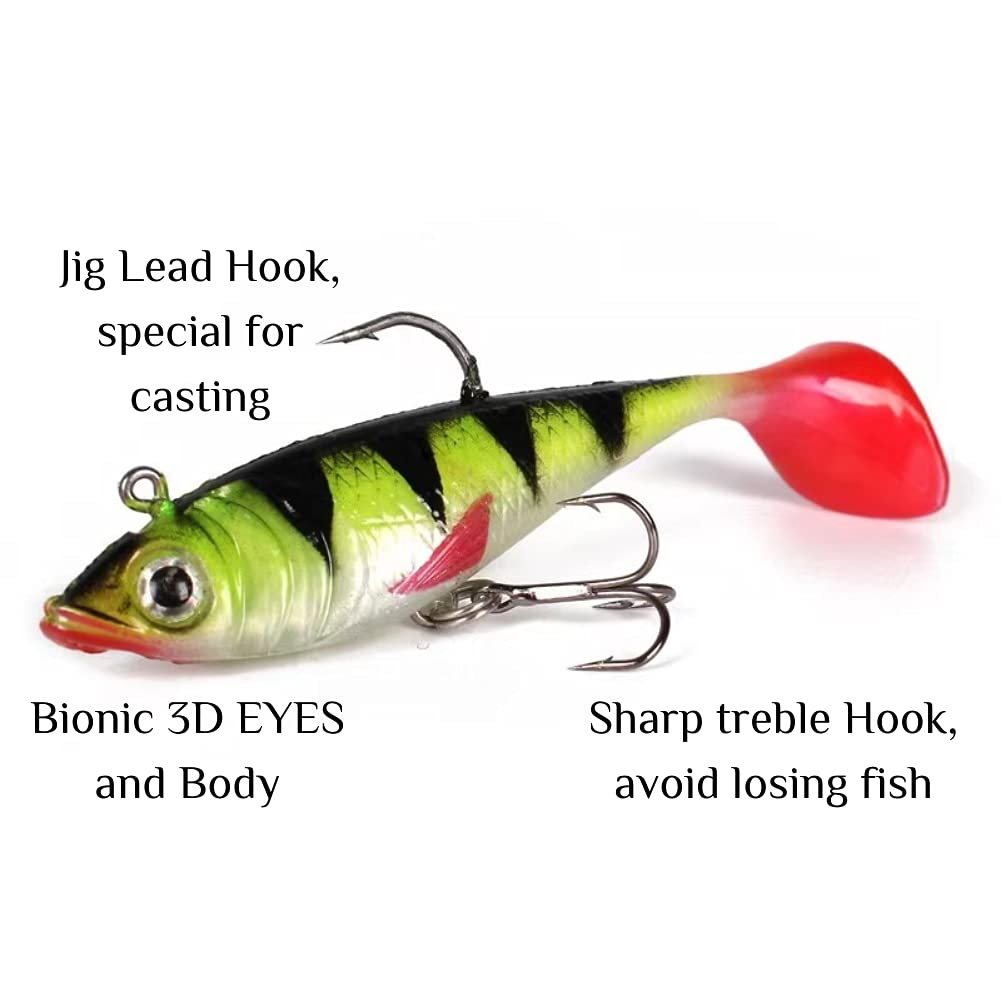 U/D 27/79 /117 PCS Fishing Hooks Lures Baits Tackle Including Crankbaits, Spinnerbaits, Plastic Worms, Jigs, Topwater Lures, Tackle Box and More Fishing Gear Lures Kit Set (117)