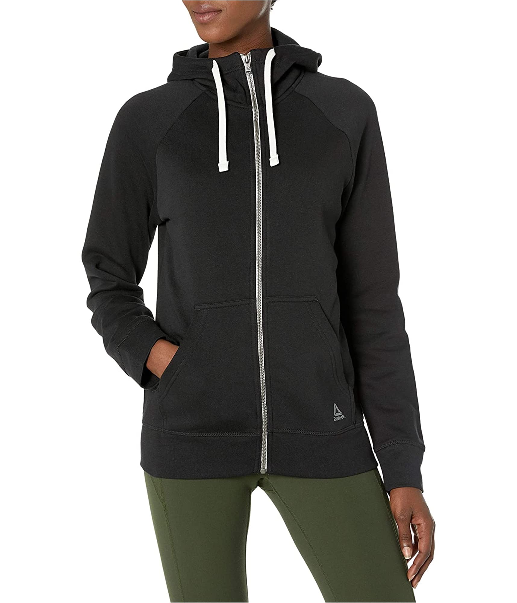 Reebok Element Fleece Full Zip, Black, XX-Large