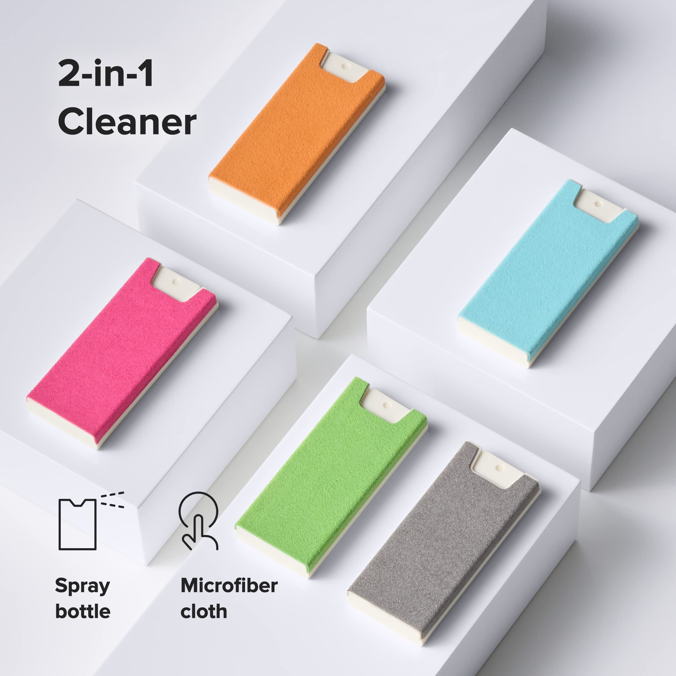 PhoneSoap Shine - 2 in 1 Cell Phone and Screen Cleaner with Attached Microfiber Cloth
