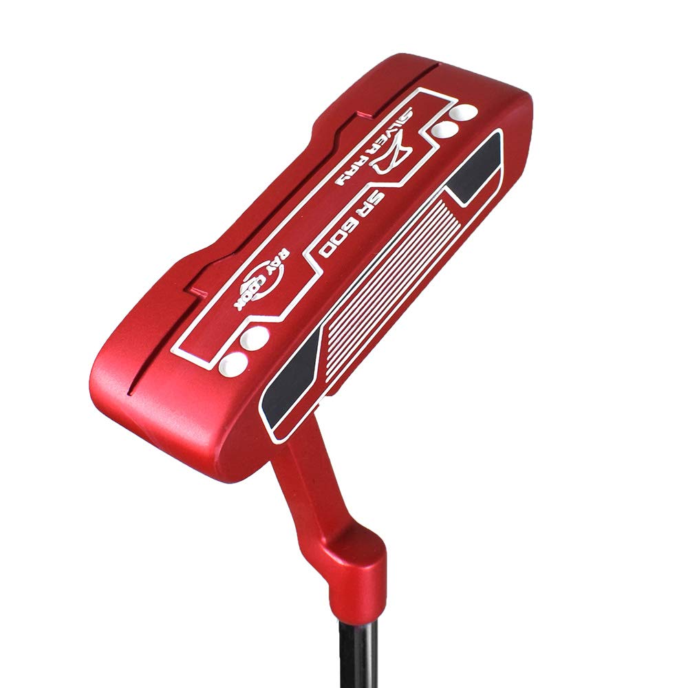 Ray Cook Golf Limited Edition Silver SR600 Putter, 35", Red