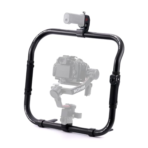 Tilta Basic Ring Grip Plus Compatible with DJI Ronin RS3 Pro/ RS4/ RS4 Pro | Improved Stability | Aluminum Alloy | Wireless Control | Continuous Power | TGA-PRG2 (Basic Ring Grip Plus -Control Kit)