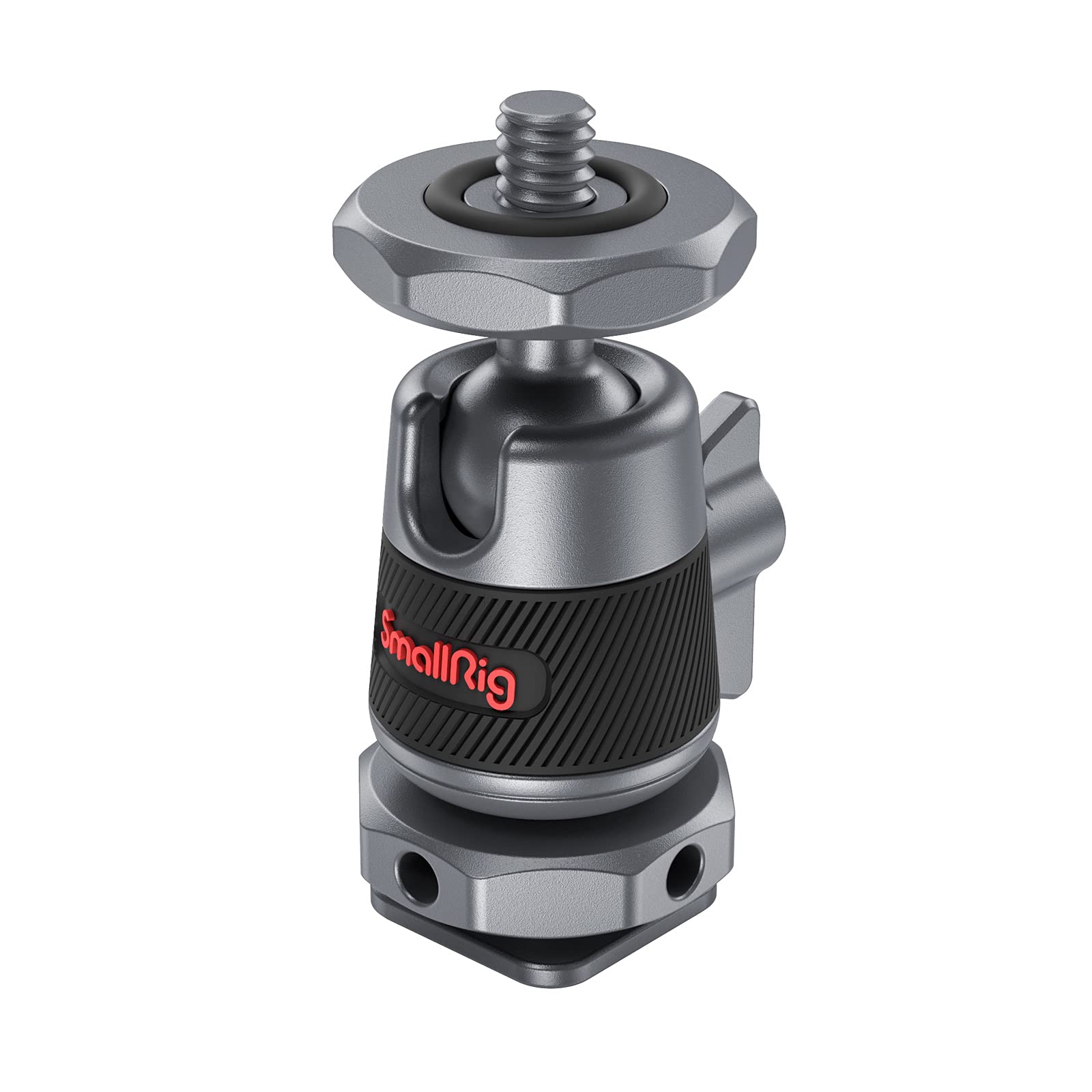 SmallRig Mini Ball Head with Removable Cold Shoe Mount, 360° Panning Ball Head for Camera/Microphone/Video Monitor/LED Video Light 2795