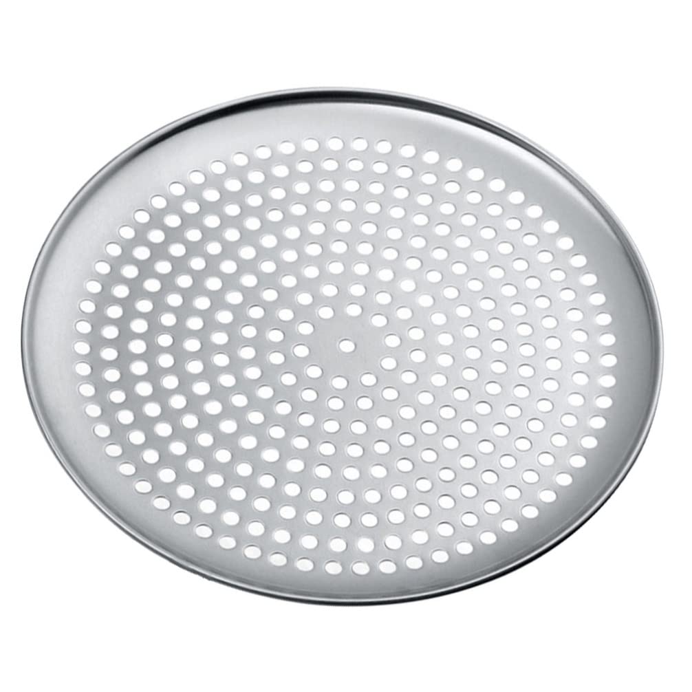 YARDWE Pizza Pan for Oven, 9 inch Nonstick Round Pizza Baking Sheet, Stainless Steel Pizza Pan with Holes, Nonstick Bakeware for Home Baking Kitchen Oven Restaurant (9 inch)