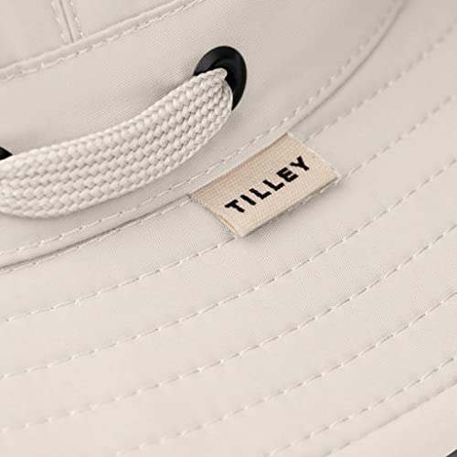 Tilley unisex adult Ltm5 Airflo Medium Brim Recycled Sun Hat, Light Stone, 7.5 US