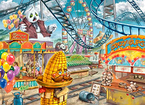 Ravensburger Escape Kids Puzzle - Amusement Park Plight 368 Piece Jigsaw Puzzle for Kids - 12936 - an Escape Room Experience in Puzzle Form