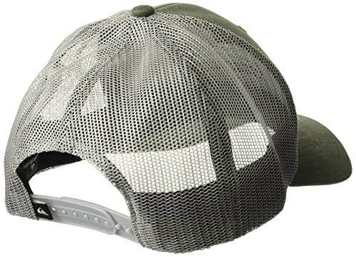 Quiksilver Men's Stringer Cap Trucker Hat, Four Leaf Clover, One Size