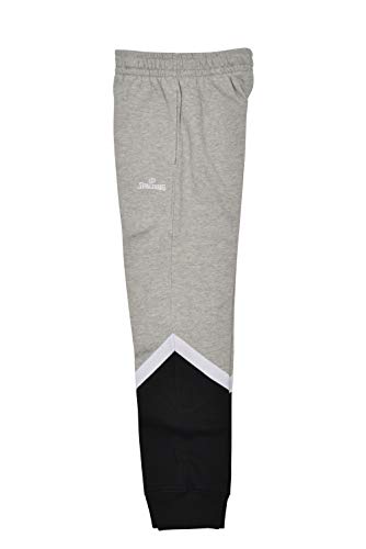 Spalding Boys Classic Ultra Fleece Slim Fit Jogger Tapered Pocket Sweatpants, Grey Charcoal (9293a), 12-Oct