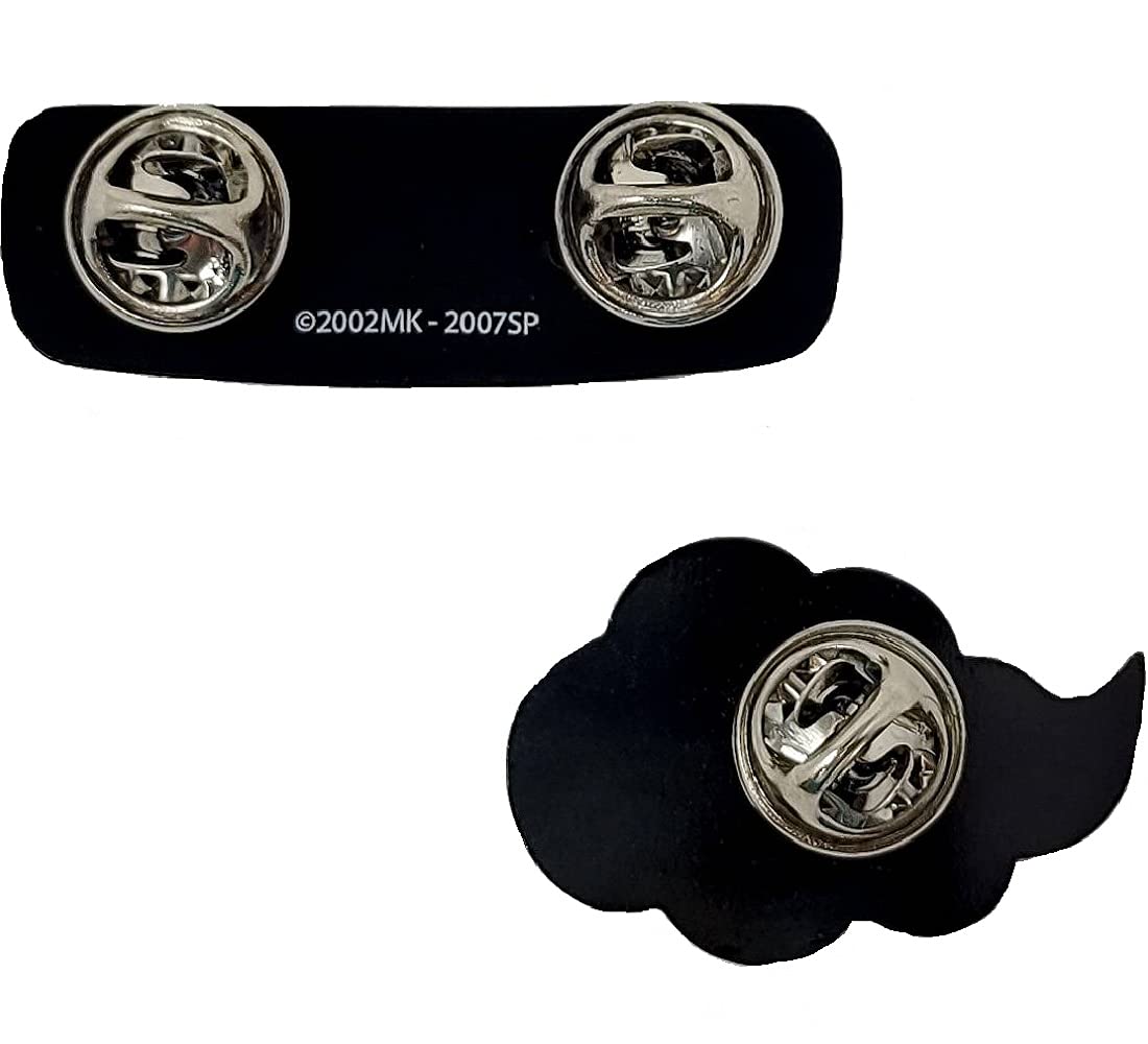 Ripple Junction Naruto Shippuden Symbols & Icons 2 Pack Enamel Pins One Size Multicoloured
