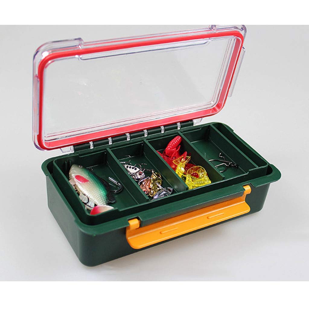 ZHANGJINYISHOP2016 Multifunction Tackle Storage Box Double-Layer Fishing Gear Accessories Box Fish Hook Box Parts Box Storage Box Special Tool Box Plastic Bait Box Excellent Waterproof Performance