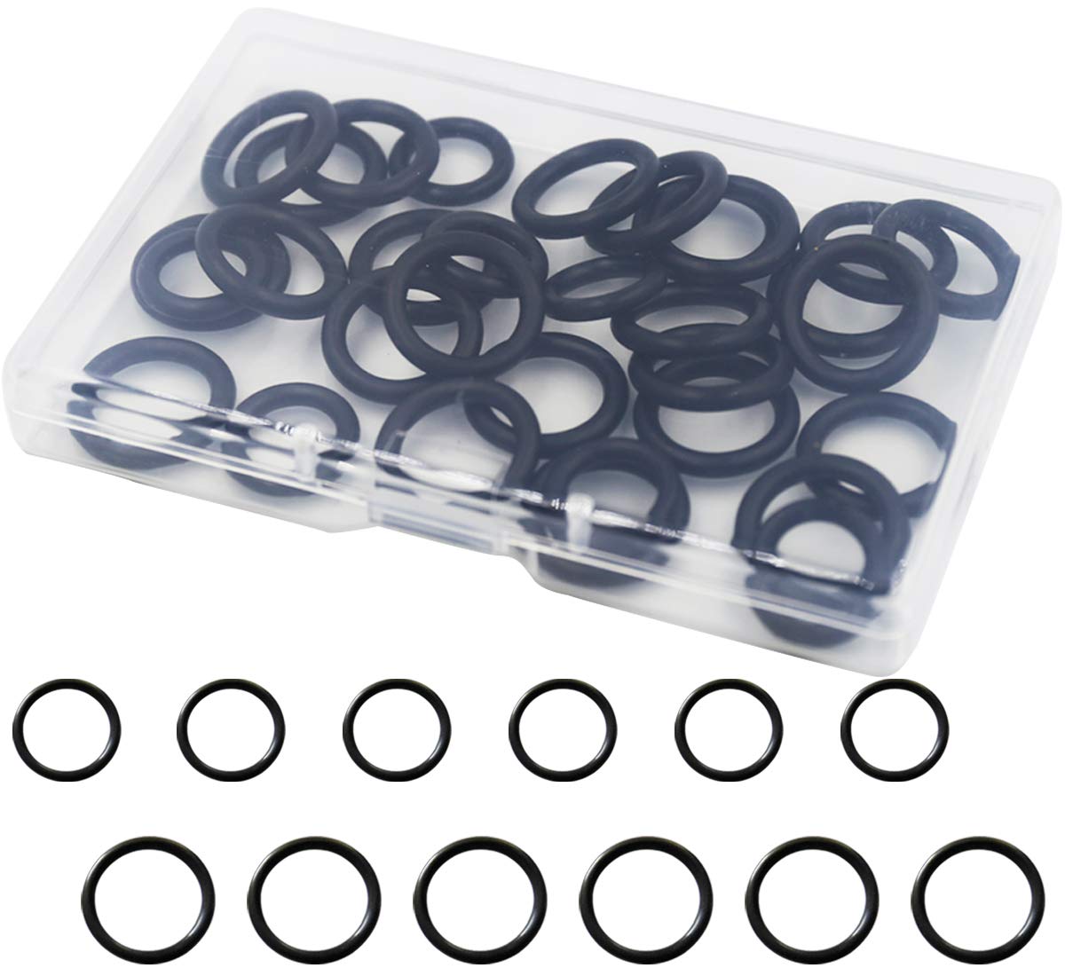PinCute 50 Pack Power Pressure Washer O-Rings Replacement for 1/4 inch, 3/8 inch, M22 Quick Connect Coupler