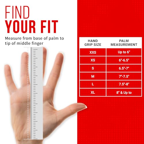 Reisport Men's Protec Hyper Buckle High Bar Grips, X-Small, Small, Medium, Large, Gymnastic Grips, Triple Strength Leather With Kevlar, Less Stretch, Safe Grip, Men And Boys Gymnastics Training