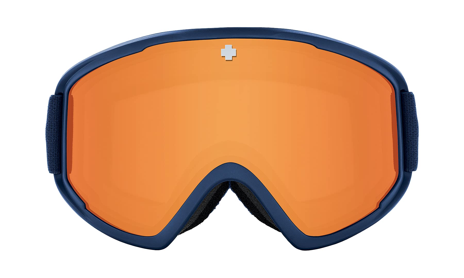 SPY Optic Crusher Elite Snow Goggle, Winter Sports Protective Goggles, Color and Contrast Enhancing Lenses, Elite Matte Navy - LL Persimmon Lenses