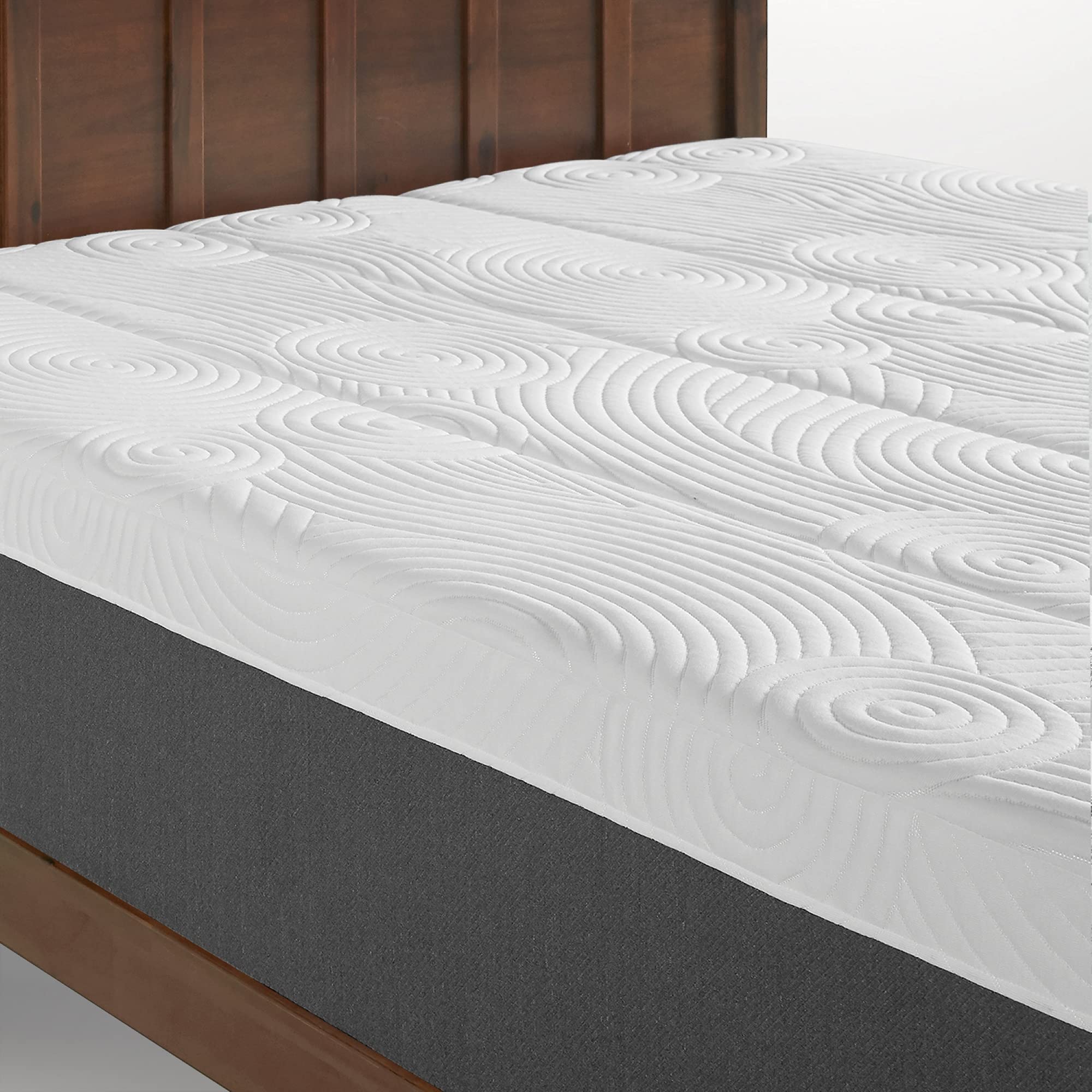 Zinus Blackstone 12 Inch Green Tea Airflow Memory Foam Mattress/CertiPUR-US Certified/Bed-in-a-Box/Pressure Relieving, Queen