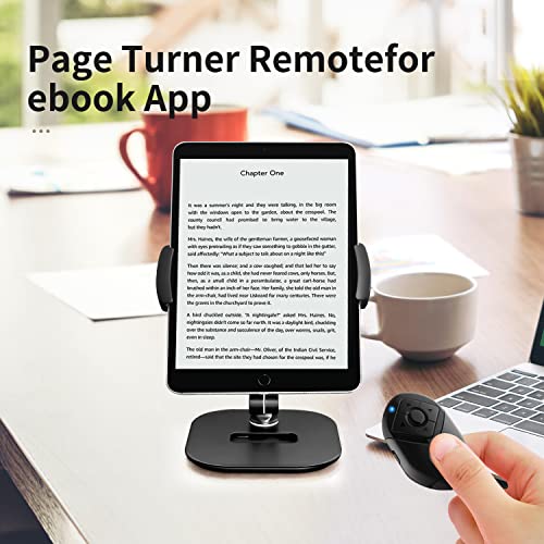 TIK TOK Bluetooth Remote Control,Kindle App Bluetooth Scrolling Page Turner for iPhone iPad Android, Camera Shutter Remote Control, 6 Buttons Support Tiktok Video Recording/Play/Pause/Give a Like
