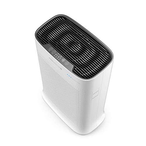 Rowenta 7211003489 PU3040U0 Air Purifier with True Hepa, Active Carbon, and Formaldehyde Filters, 243 Sq Ft, White