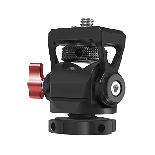 XT-XINTE Monitor Holder EVF Mount with Adjustable Phone Stand Quick Release Cold Shoe for DSLR Camera Video Vlog Stabilizer Bracket