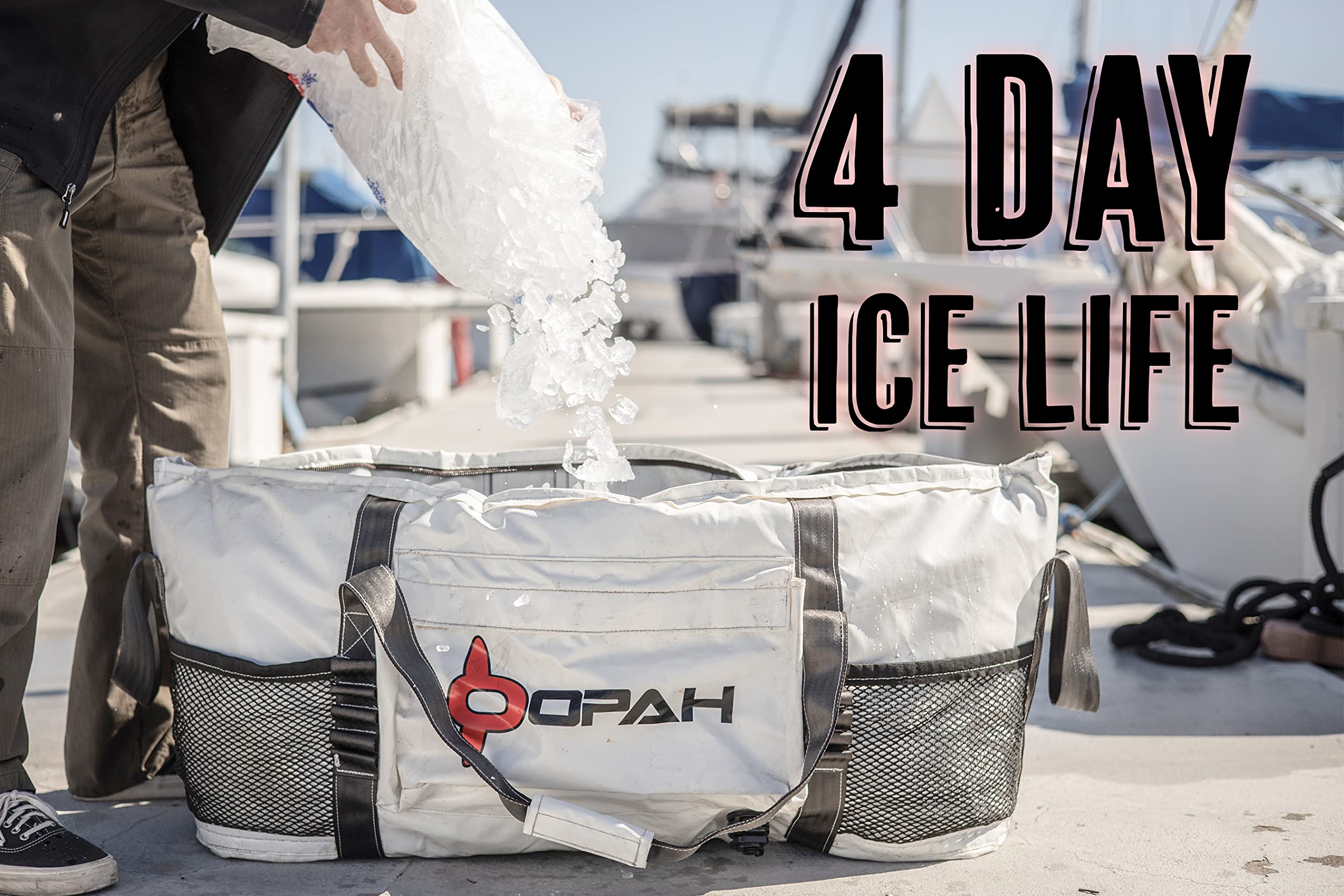 Opah Fathom Fish Kill Bags-Leakproof Insulated Cooler (Fathom 6 King Insulated Cooler Bag, King Mackerel 70" L x 20" W x 18" H)