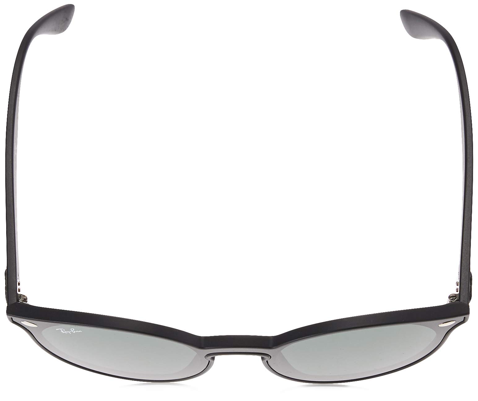 Ray-Ban RB4380N Blaze Round Sunglasses, Matte Black/Dark Green, 37 mm