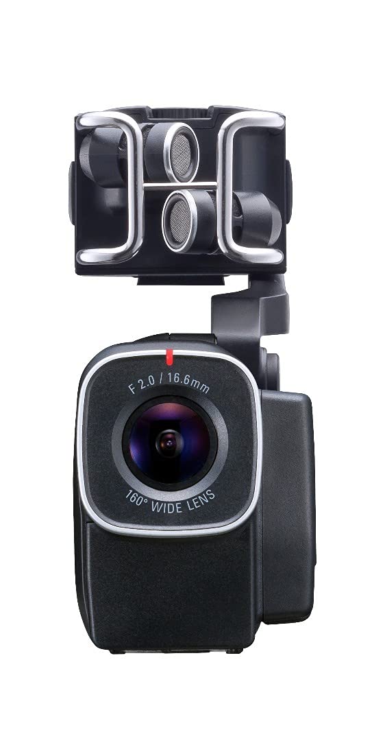 Zoom Q8 Handy Video Recorder with Rechargeable Battery and Spider Tripod Bundle (5 Items)