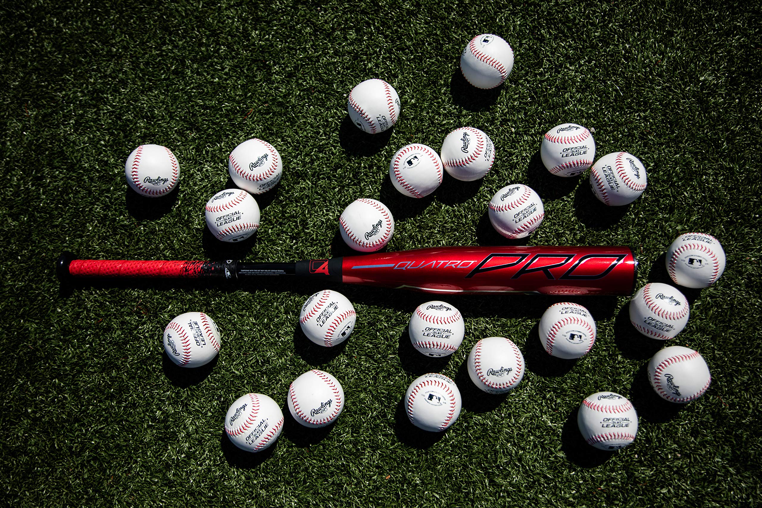Rawlings 2020 Quatro Pro USSSA Baseball Bat, 29 inch (-12)